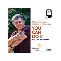 Buy Freestyle Libre Sensor Flash Glucose Monitoring System (Yellow ...