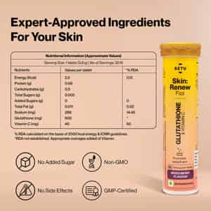 Buy SETU SKIN RENEW- 30 EFFERVESCENT TABLETS (PACK OF 1)| GLUTATHIONE ...