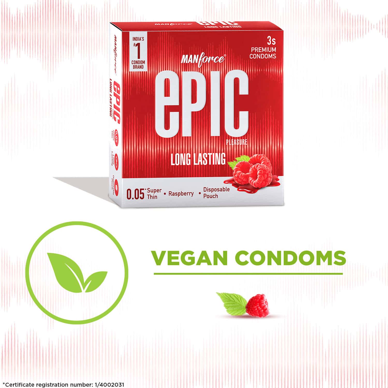 Buy MANFORCE EPIC PLEASURE LONG LASTING PREMIUM CONDOMS RASPBERRY buy-manforce-epic-pleasure-long-lasting-premium-condoms-raspberry