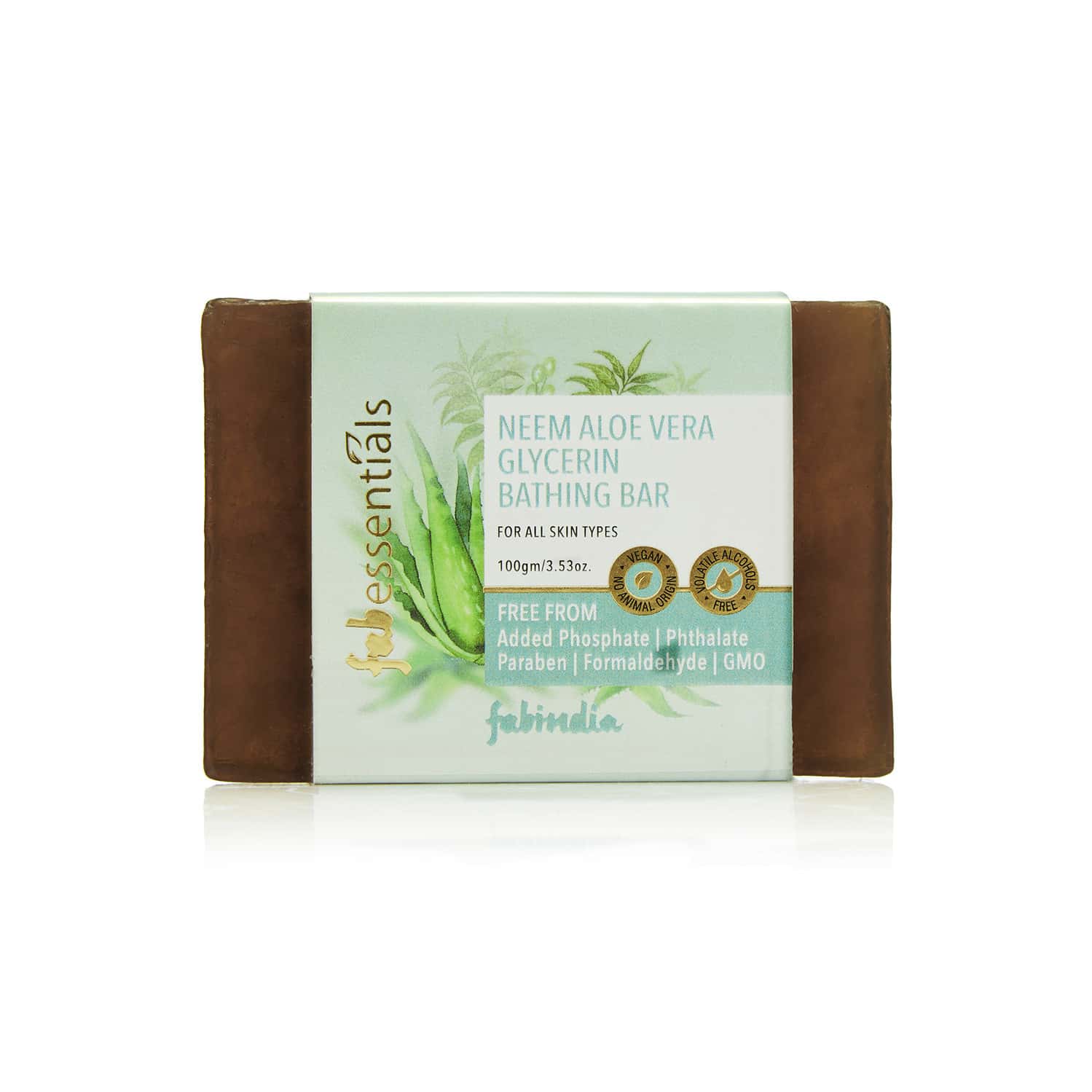 Buy FABESSENTIALS NEEM ALOE VERA GLYCERIN BATHING BAR - 100 GM Online & Get Upto 60% OFF at ...