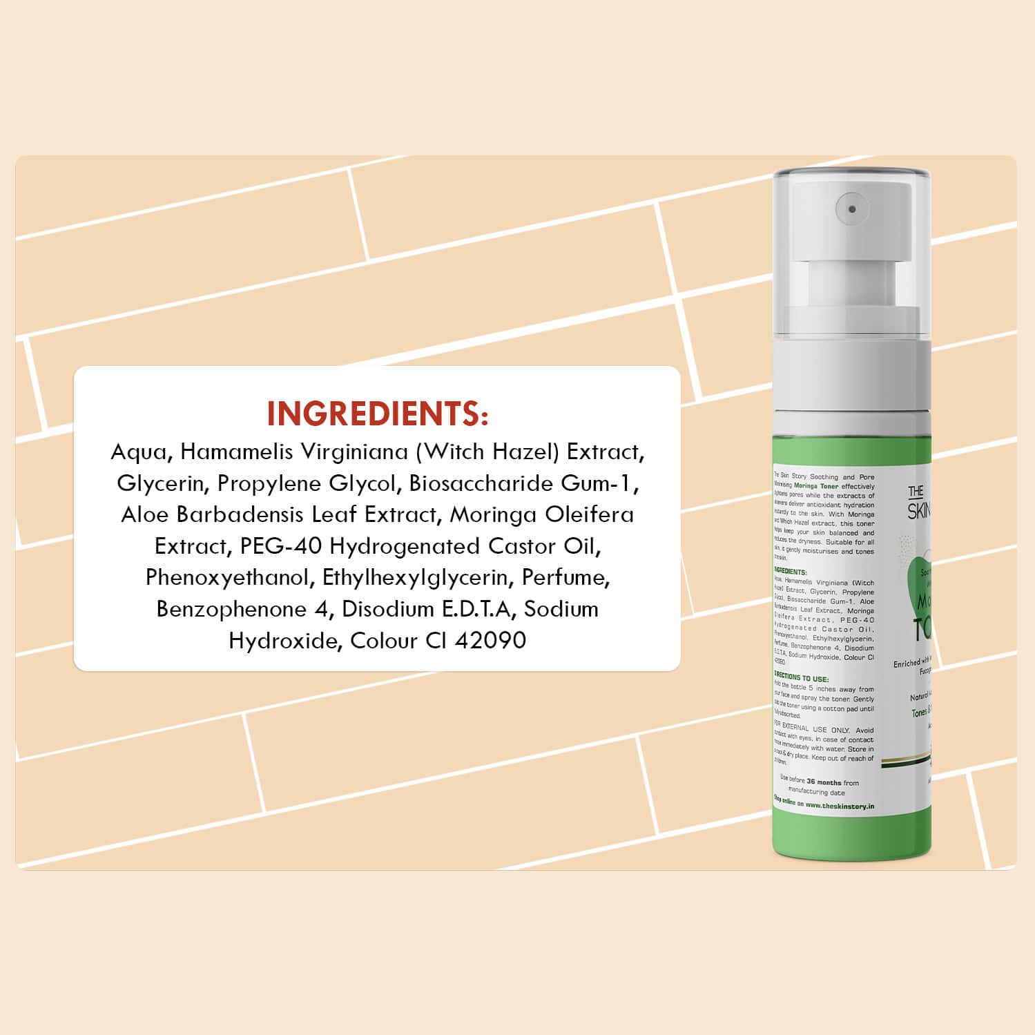 Buy THE SKIN STORY SOOTHING & PORE MINIMIZING MORINGA TONER, 100ML Online & Get Upto 60% OFF at ...