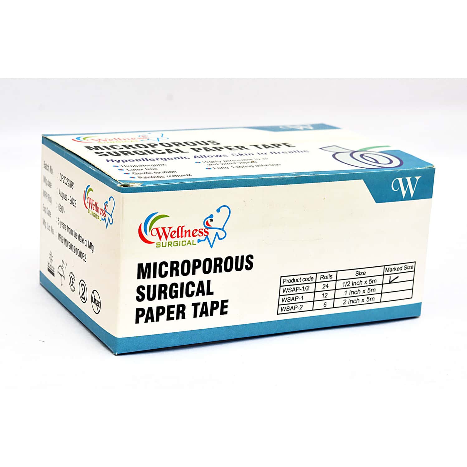 Buy MICROPORE PAPER TAPE 1 INCH X 5MTS Online & Get Upto 60% OFF at ...