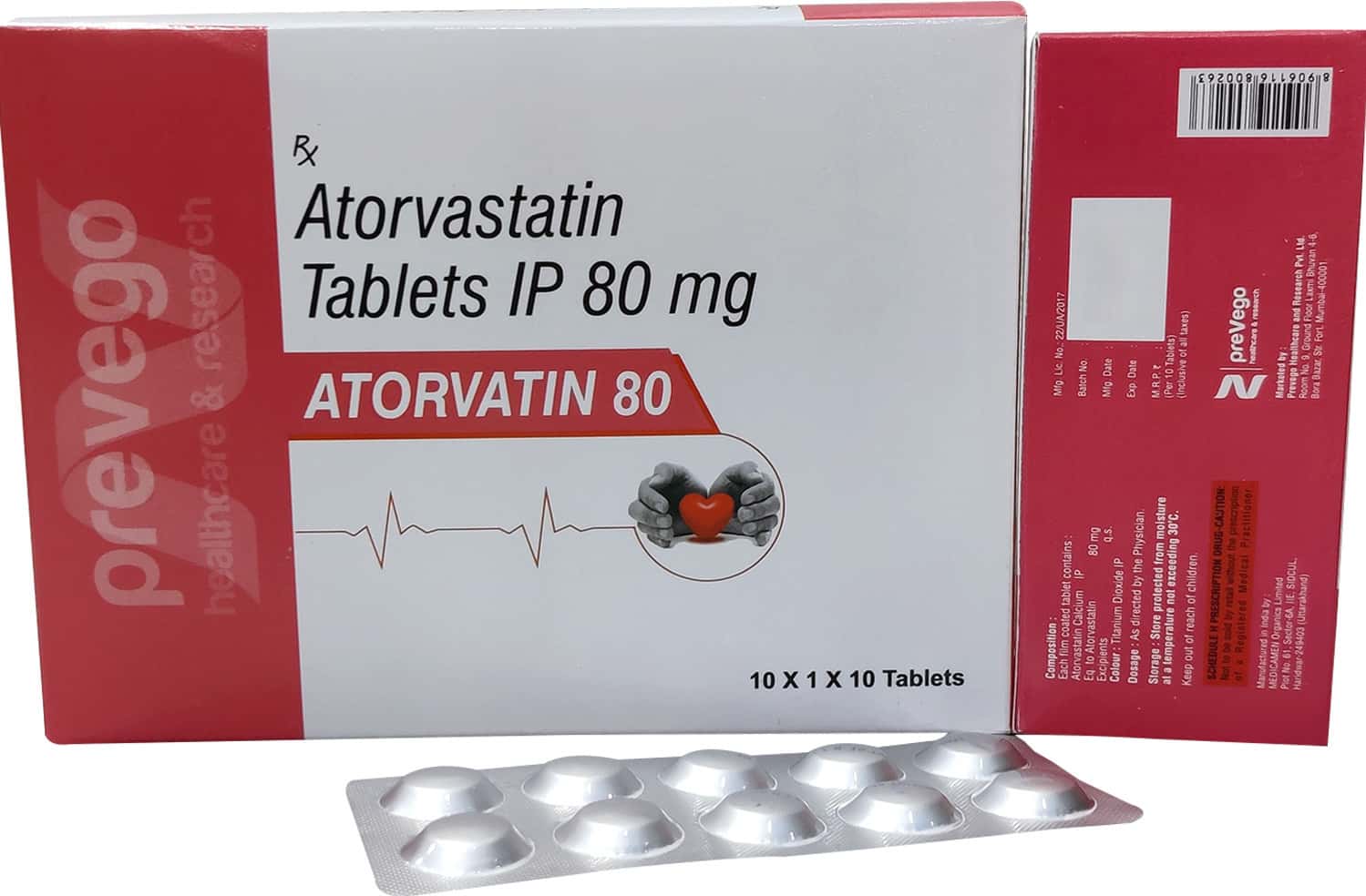 Atorvatin 80 MG Tablet (10): Uses, Side Effects, Price & Dosage | PharmEasy