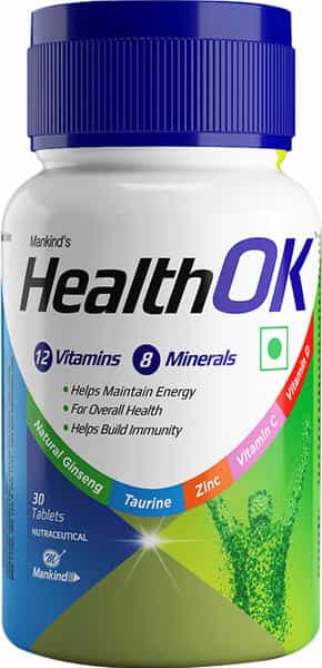 Buy MANKIND HEALTH OK MULTI VITAMIN MULTIMINERAL WITH GINSENG IMMUNITY ...