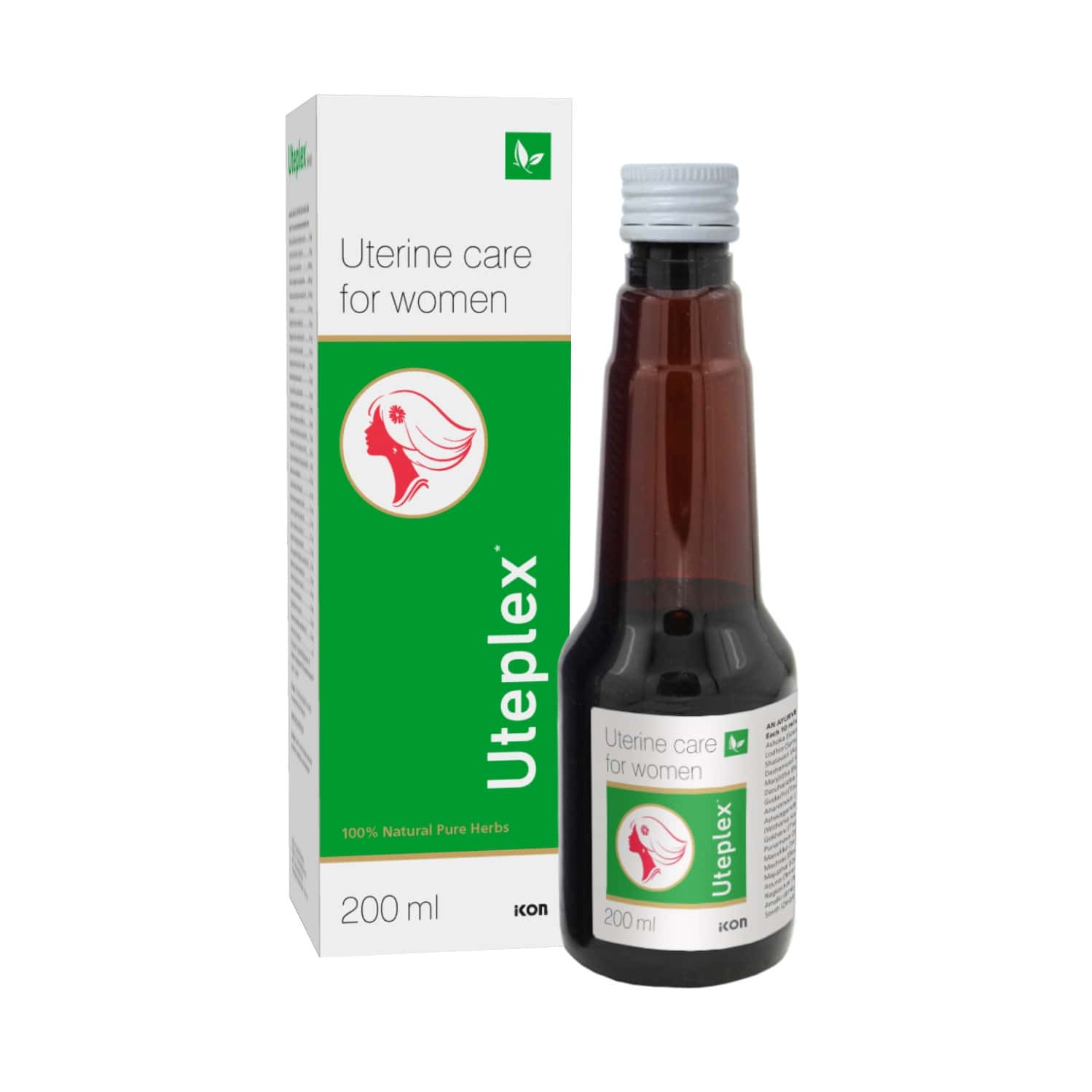 Buy UTEPLEX SYRUP 200 ML | WOMENS HEALTH SUPPLEMENT (PACK OF 2) Online ...