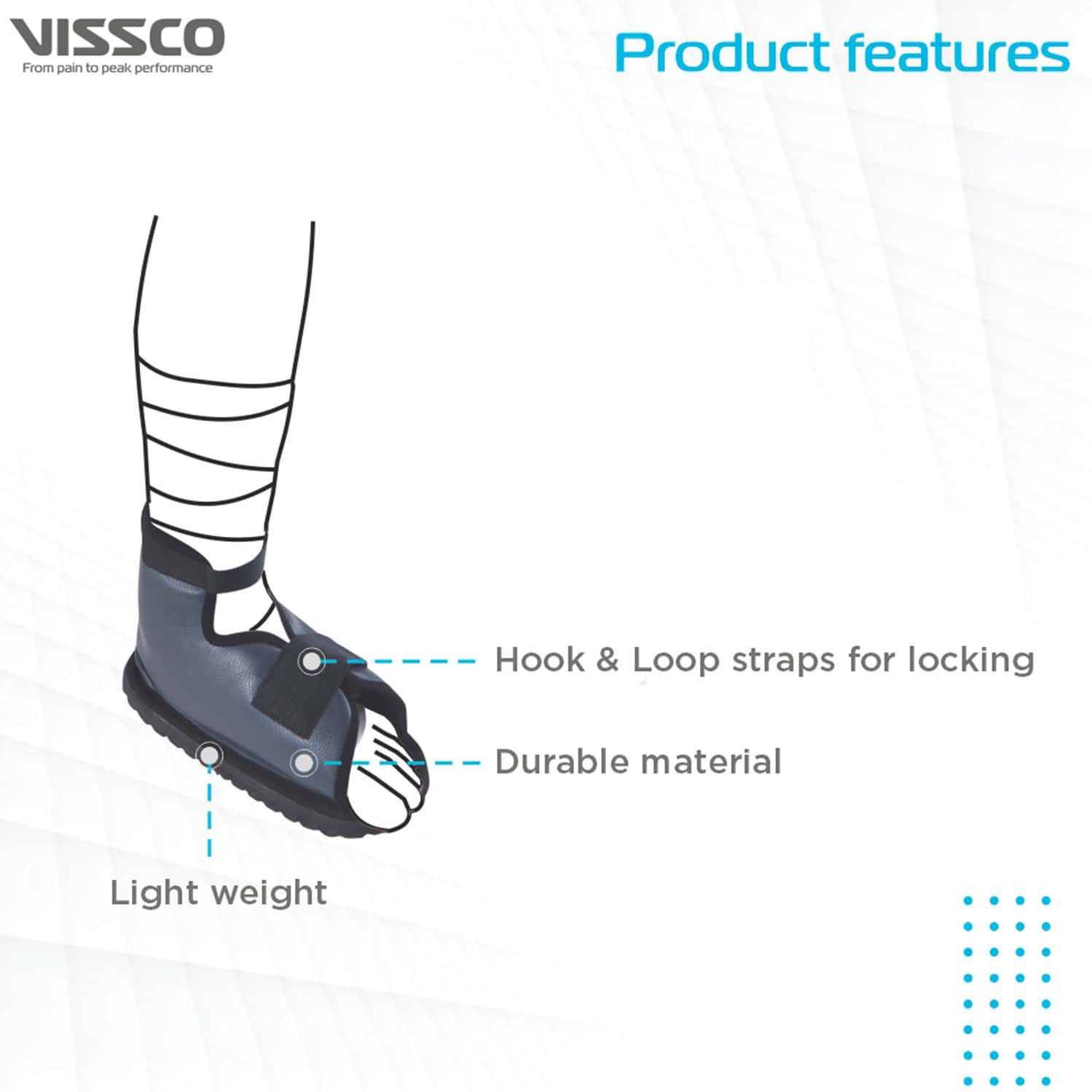 Buy VISSCO CAST SHOE, WATERPROOF PLASTER COVER SHOE, PREVENTS WEAR ...