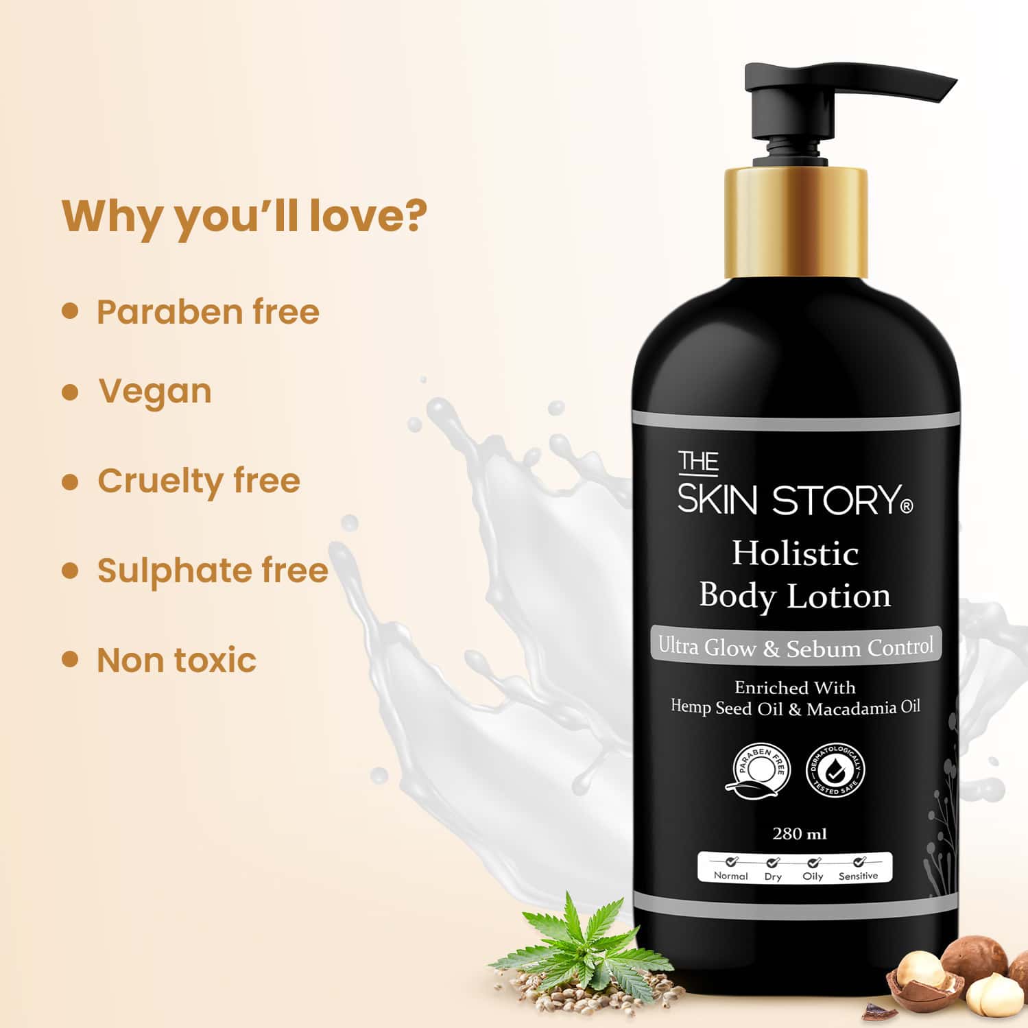 Buy THE SKIN STORY HOLISTIC BODY LOTION, 280ML Online & Get Upto 60% ...