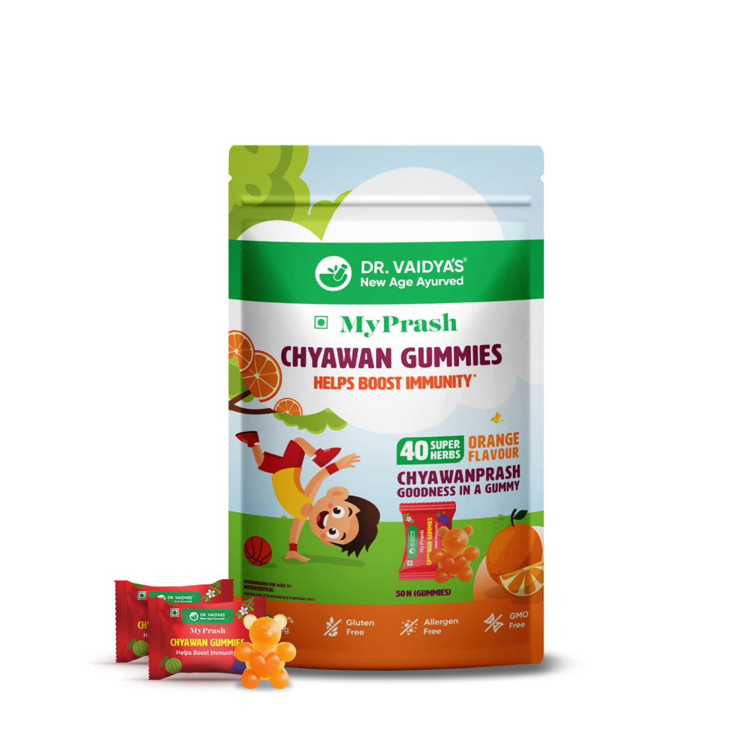 Buy DR. VAIDYA'S ORANGE CHYAWAN GUMMIES PACK OF 1 Online & Get Upto 60% ...