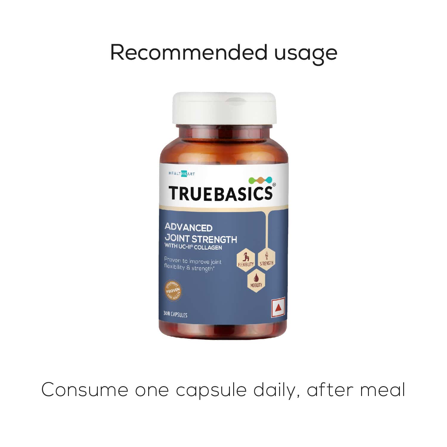 Buy TRUEBASICS ADVANCED JOINT STRENGTH WITH UC-II COLLAGEN 40 MG, 30 ...