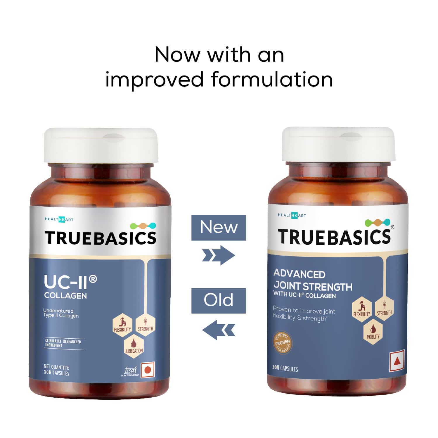 Buy TRUEBASICS ADVANCED JOINT STRENGTH WITH UC-II COLLAGEN 40 MG, 30 ...