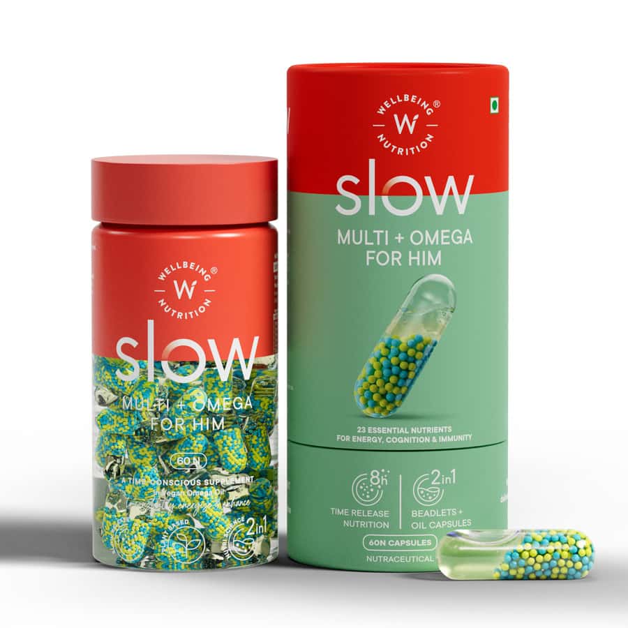 Order Wellbeing Nutrition Slow Multivitamin For Women 50+ (60 Caps) Online