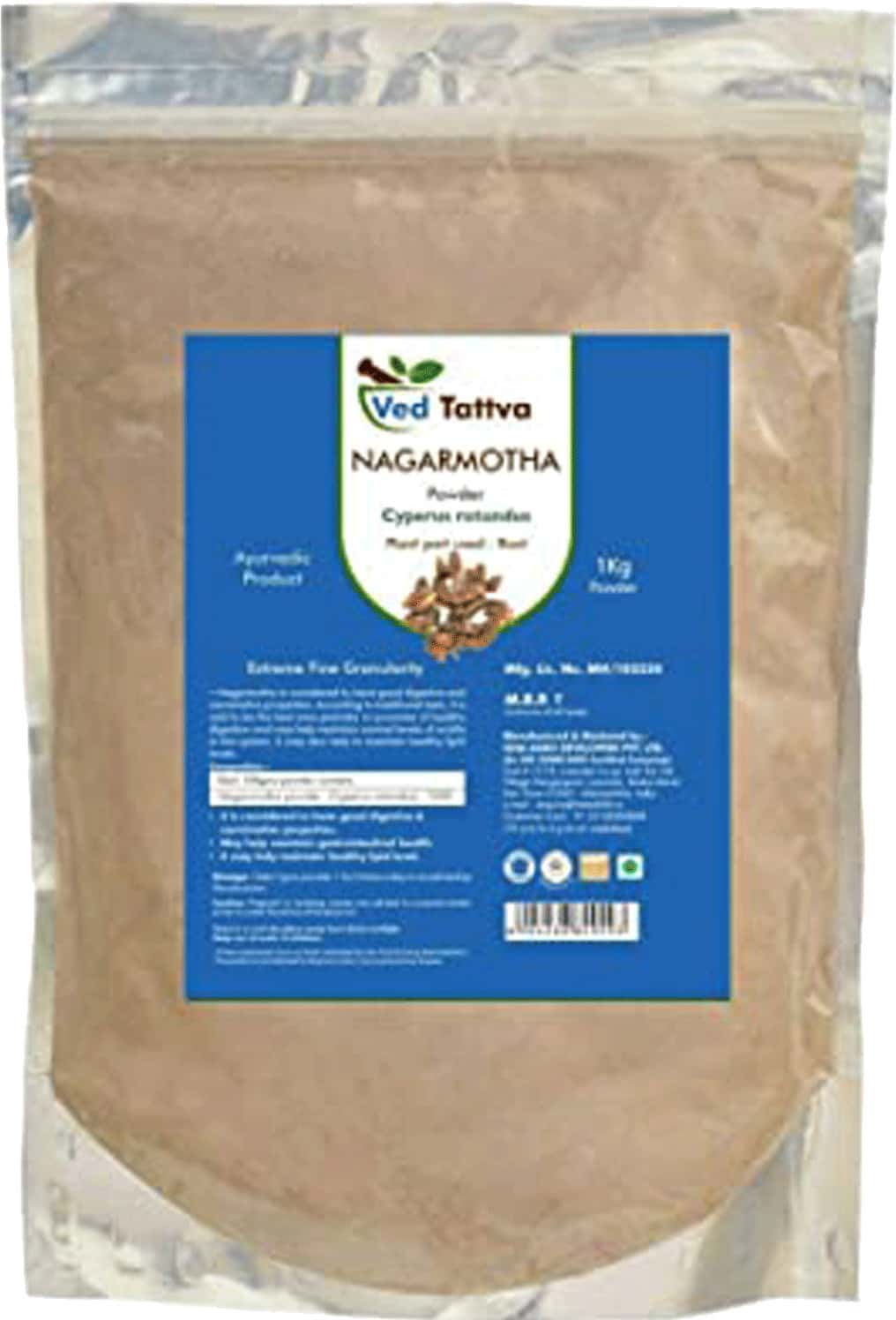 Buy NATURZ AYURVEDA NAGARMOTHA POWDER - 1 KG VALUE PACK OF 5 Online ...