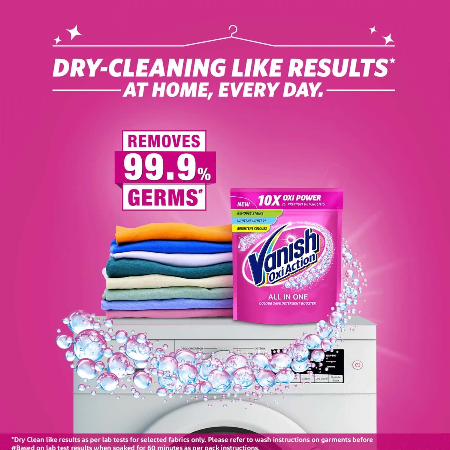 Buy VANISH ALL IN ONE POWDER DETERGENT BOOSTER - 100 G Online & Get ...