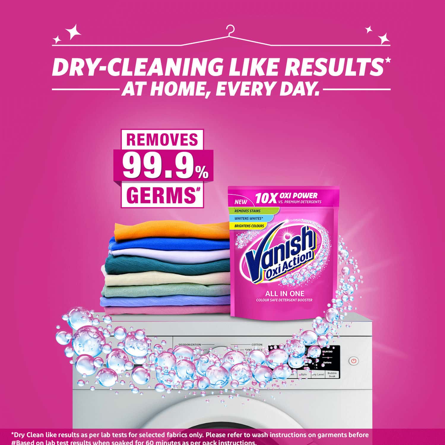 Buy VANISH ALL IN ONE POWDER DETERGENT BOOSTER - 100 G Online & Get ...