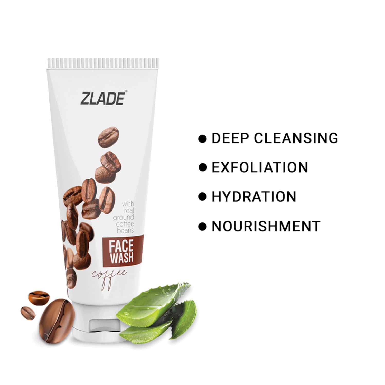Buy ZLADE ESSENTIALS COFFEE FACEWASH 100 GM Online & Get Upto 60% OFF ...