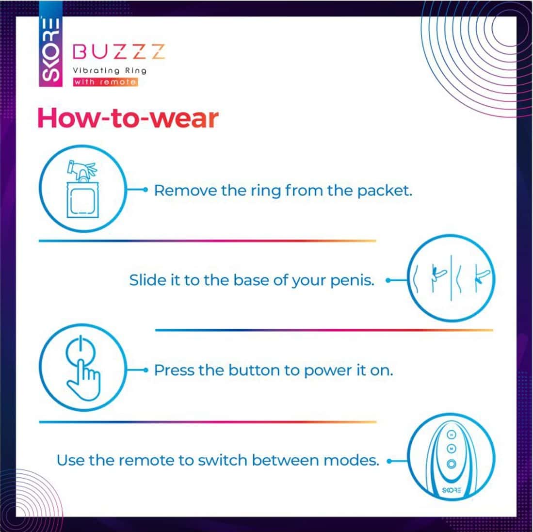 Buy SKORE BUZZZ BODY MASSAGER WITH REMOTE FOR HIM & HER Online & Get ...