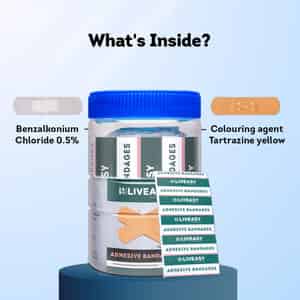 Buy LIVEASY ESSENTIALS ADHESIVE BANDAGES - BOX OF 100 Online & Get Upto ...