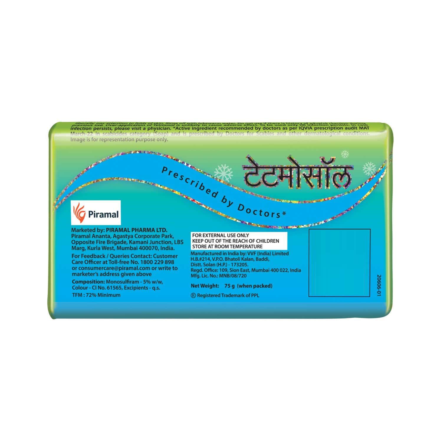 Buy TETMOSOL ICY COOL MEDICATED BATHING SOAP 75GM Online & Get Upto 60% ...