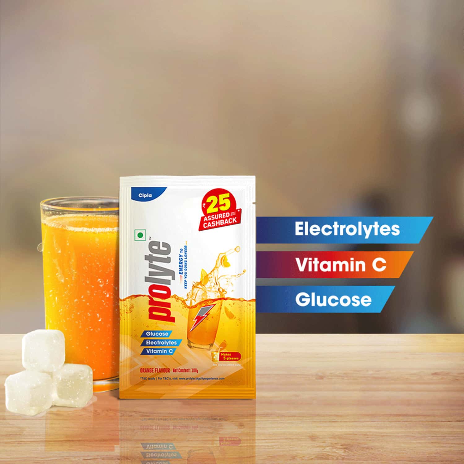 Buy PROLYTE ENERGY POWDER ORANGE 100G (PACK OF 6) Online & Get Upto 60% ...