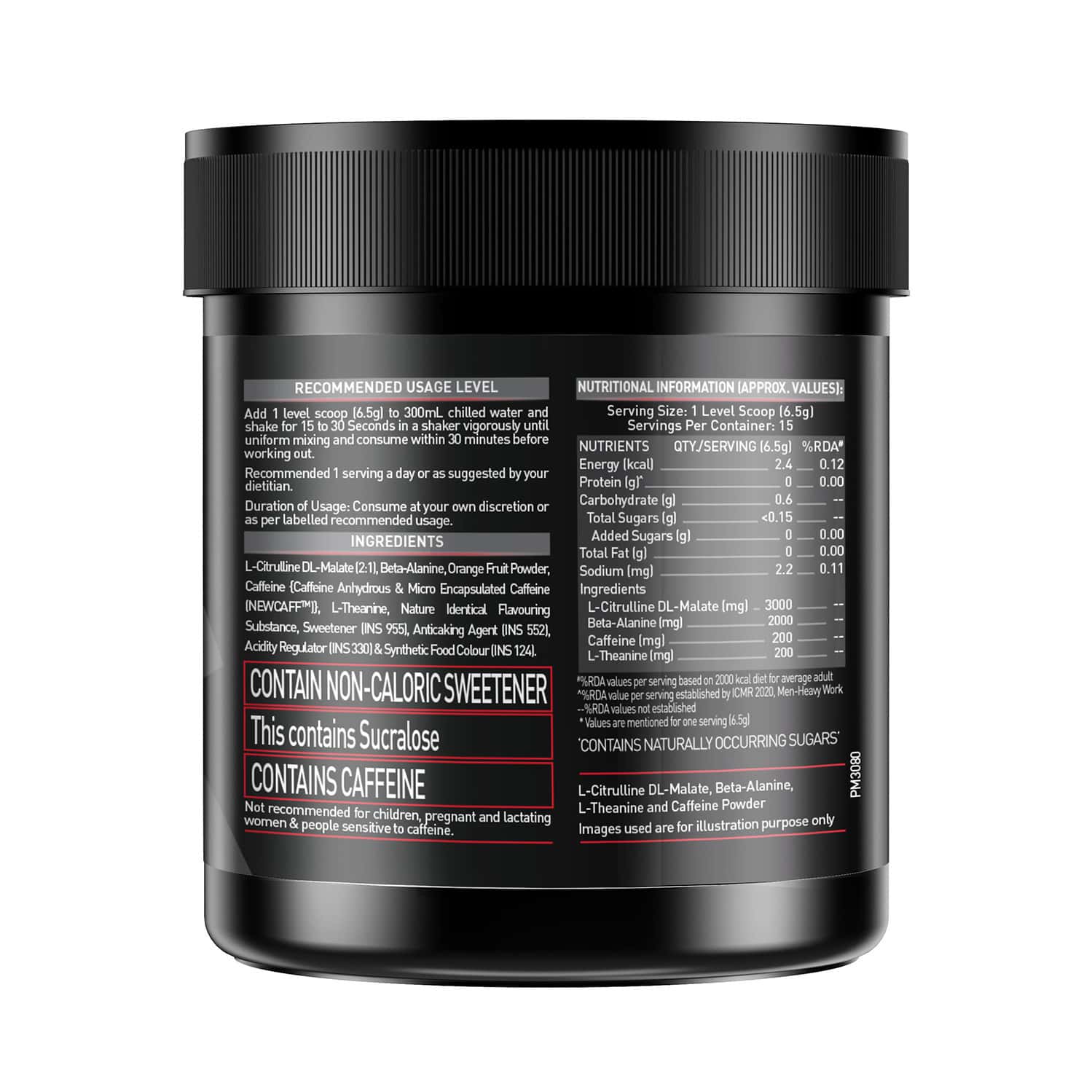 Buy MUSCLEBLAZE PRE WORKOUT 200 XTREME, 200MG CAFFEINE, 2000MG BETA ...
