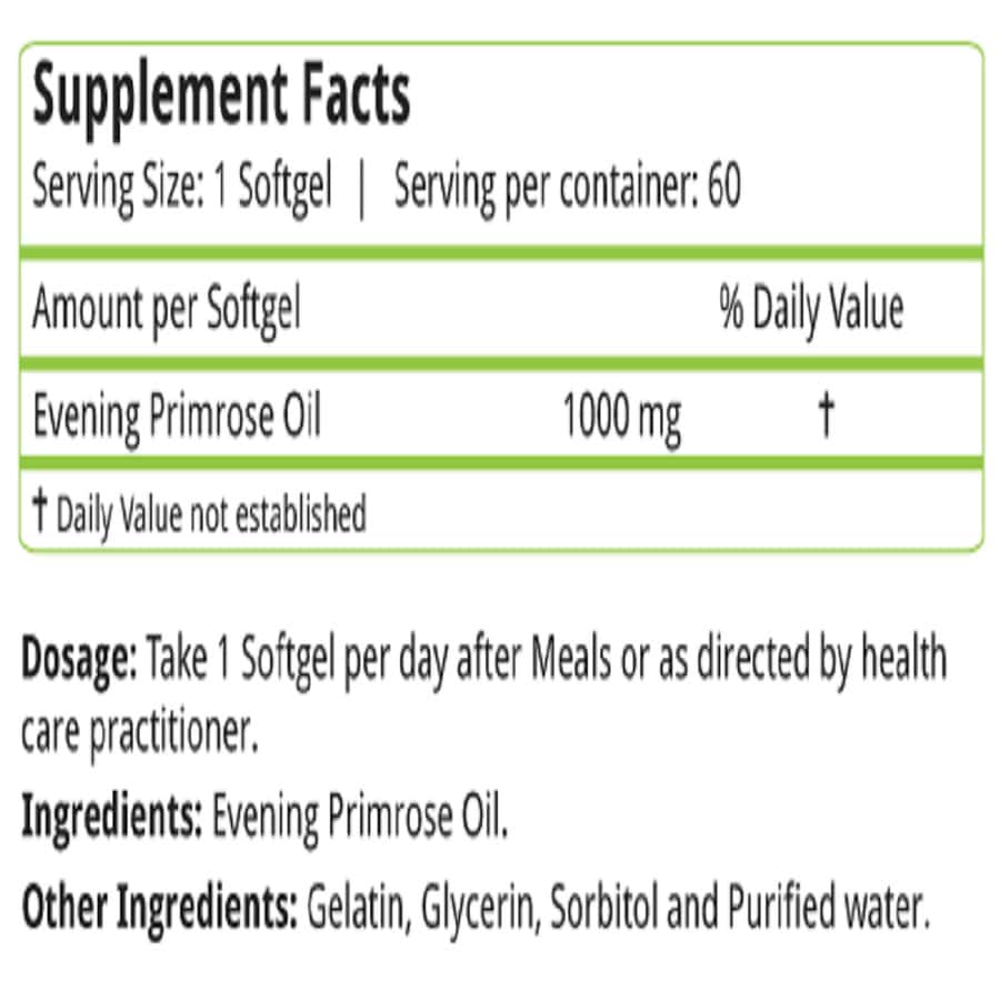 Buy PRIMOSA 500 MG EVENING PRIMROSE OIL NUTRITIONAL SUPPLEMENT FOR PMS ...