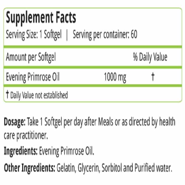 Buy PRIMOSA 500 MG EVENING PRIMROSE OIL NUTRITIONAL SUPPLEMENT FOR PMS ...
