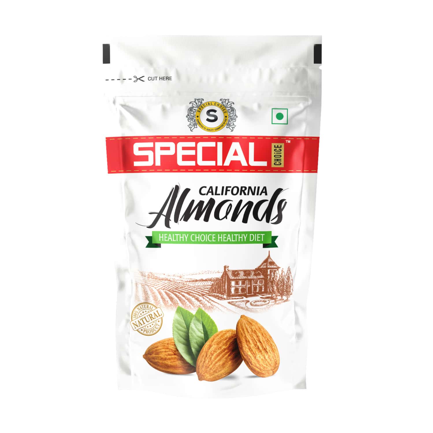 Buy PAPER BOAT RAW CALIFORNIA ALMOND 1 KG JAR Online & Get Upto 60% OFF ...