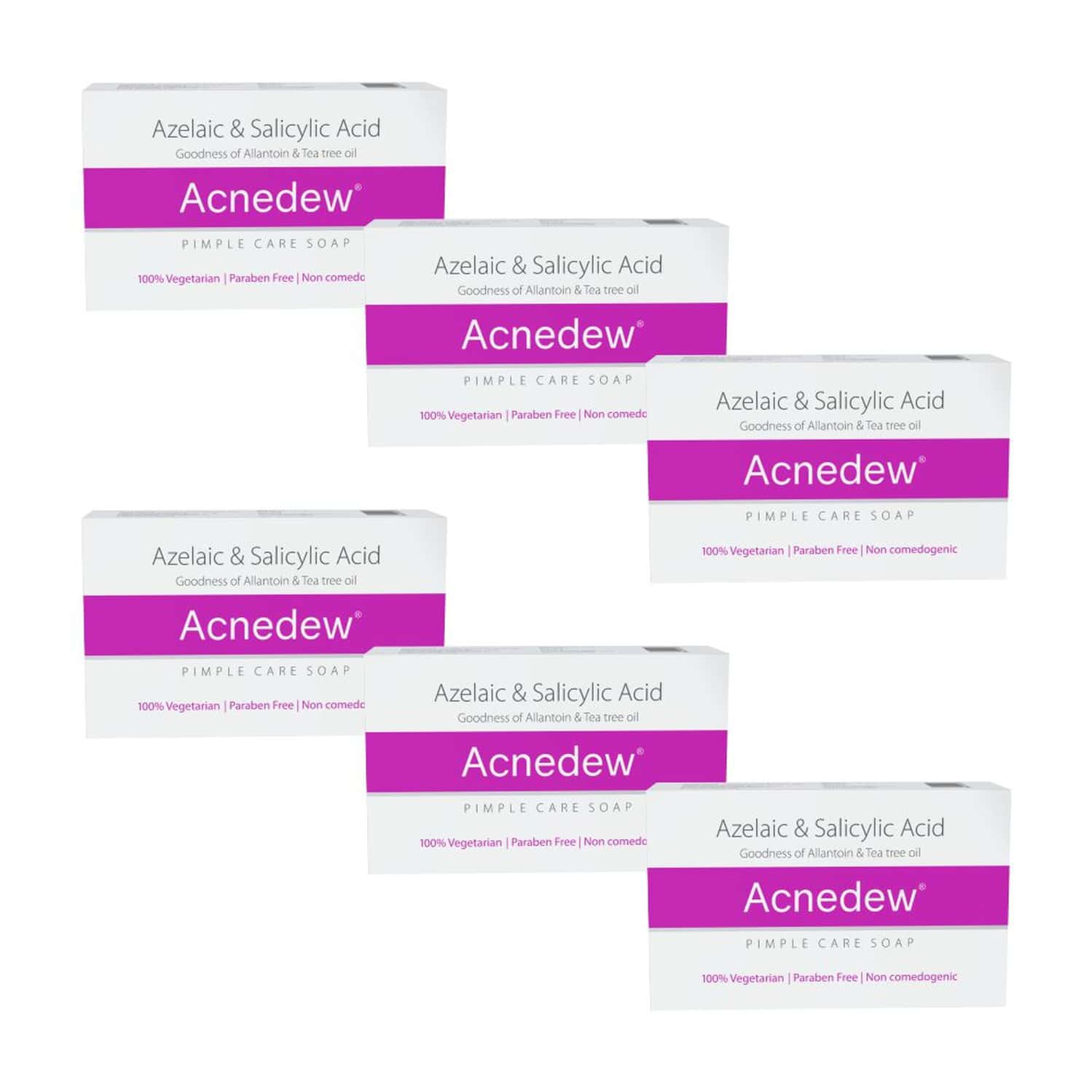 Buy ACNEDEW ANTI ACNE & ANTI PIMPLE SOAP (75 GM - PACK OF 4) Online ...
