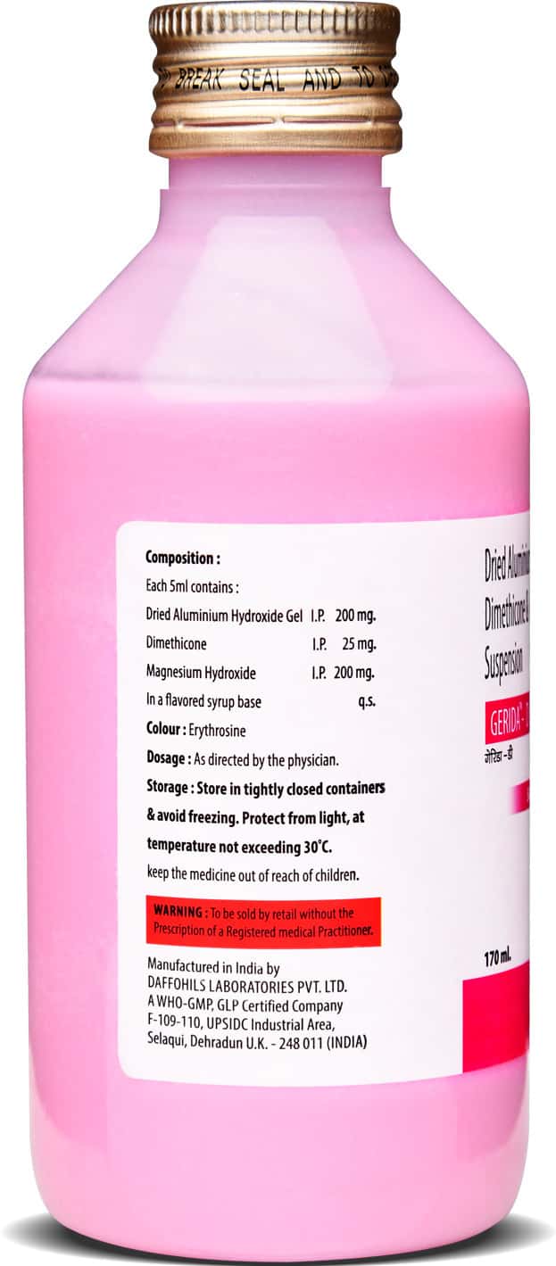 Buy GERIDA D AMERICAN ICE CREAM FLAVOUR SUGAR FREE BOTTLE OF 170ML ...