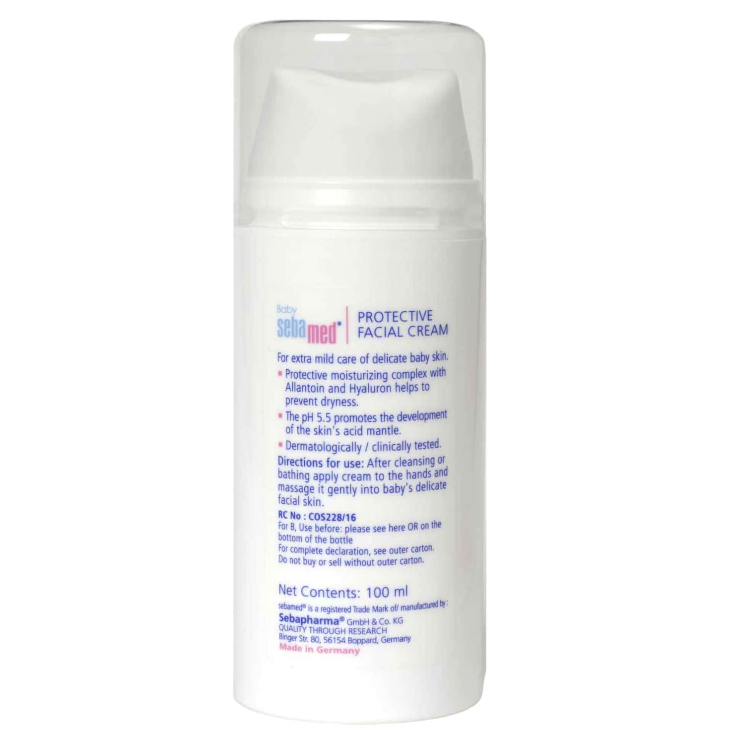 Buy SEBAMED BABY PROTECTIVE FACIAL CREAM 100 ML Online & Get Upto 60% ...