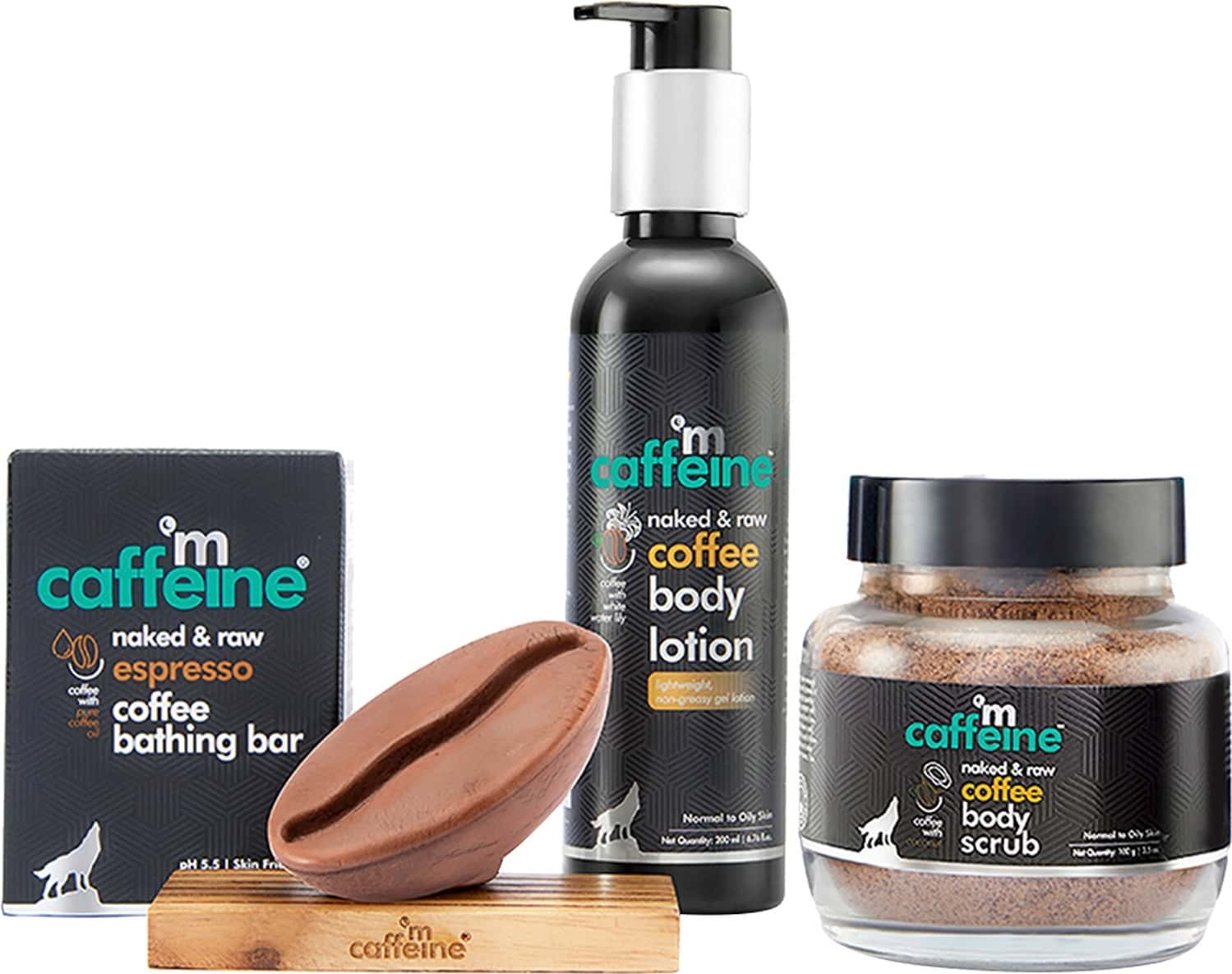 Buy MCAFFEINE ESPRESSO BODY DE-TAN KIT WITH FREE HANDCRAFTED BEAN TRAY ...