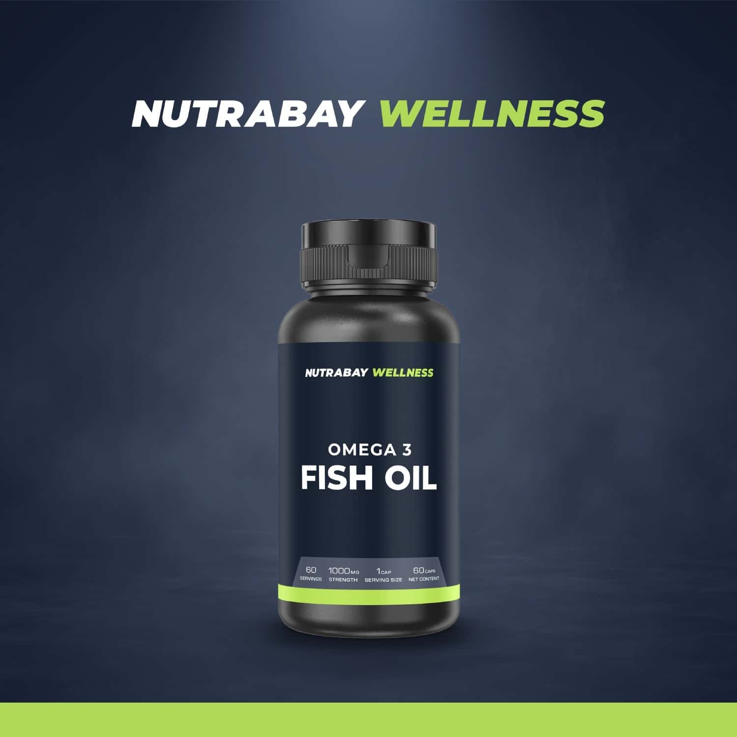 Buy NUTRABAY WELLNESS FISH OIL OMEGA 3 - 1000MG - 60 CAPSULES Online ...