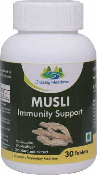 Buy GRAZING MEADOWS MUSLI TABLETS SAFED MUSLI 60 TABLETS/MUSALI POWDER ...