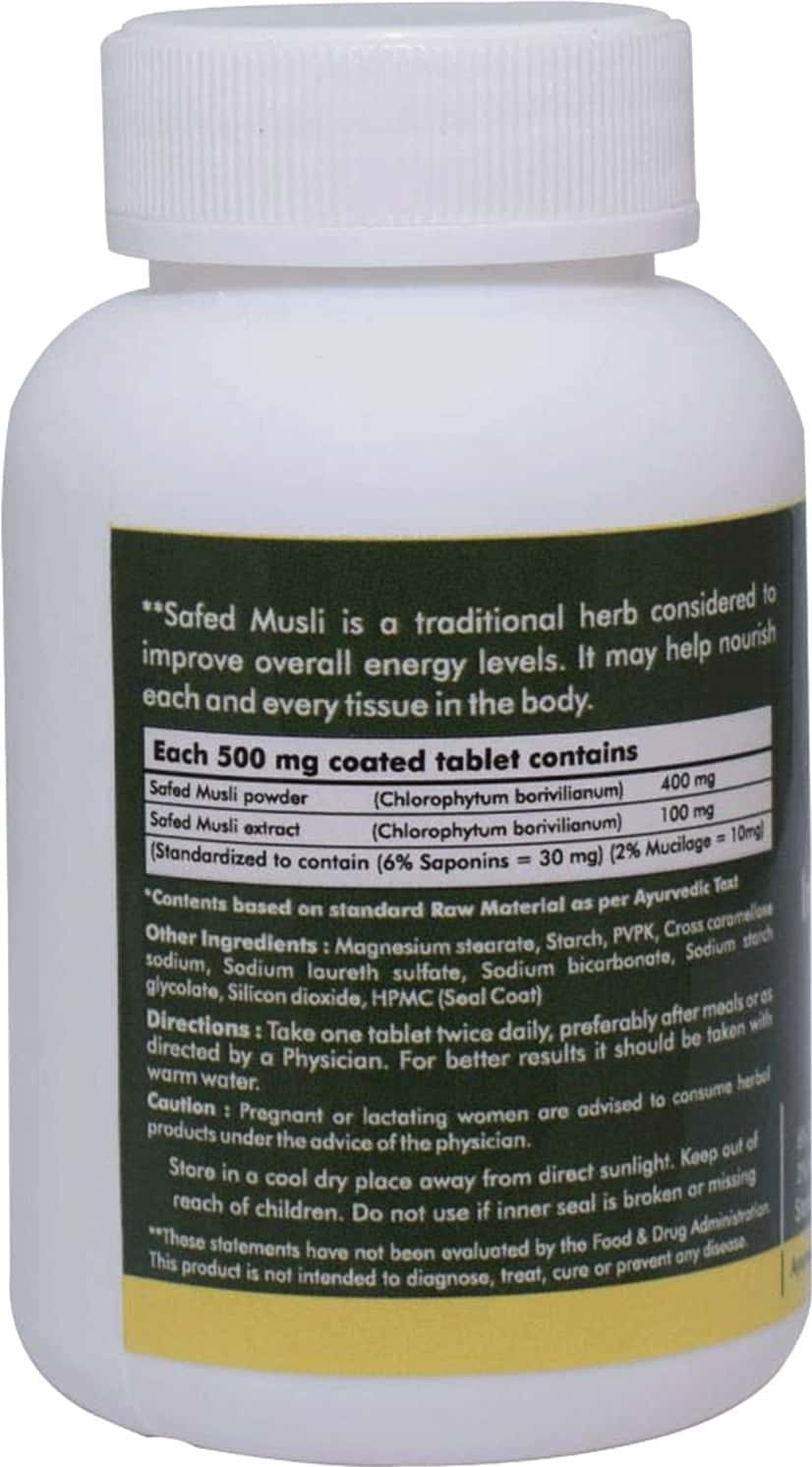 Buy GRAZING MEADOWS MUSLI TABLETS SAFED MUSLI 60 TABLETS/MUSALI POWDER ...
