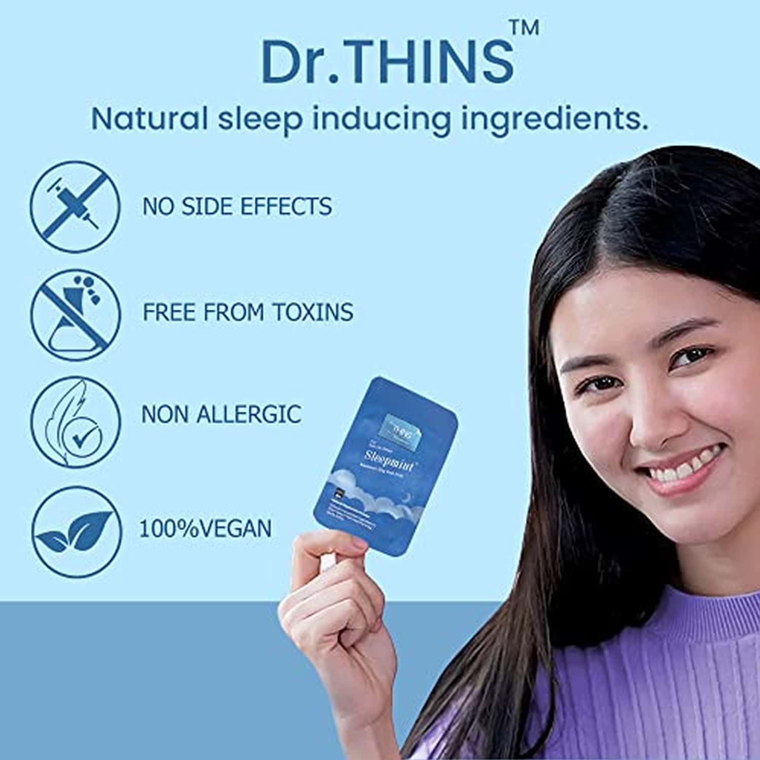 Buy DR.THINS SLEEPMINT NATURAL SLEEP INDUCER CLINICALLY APPROVED PLANT ...