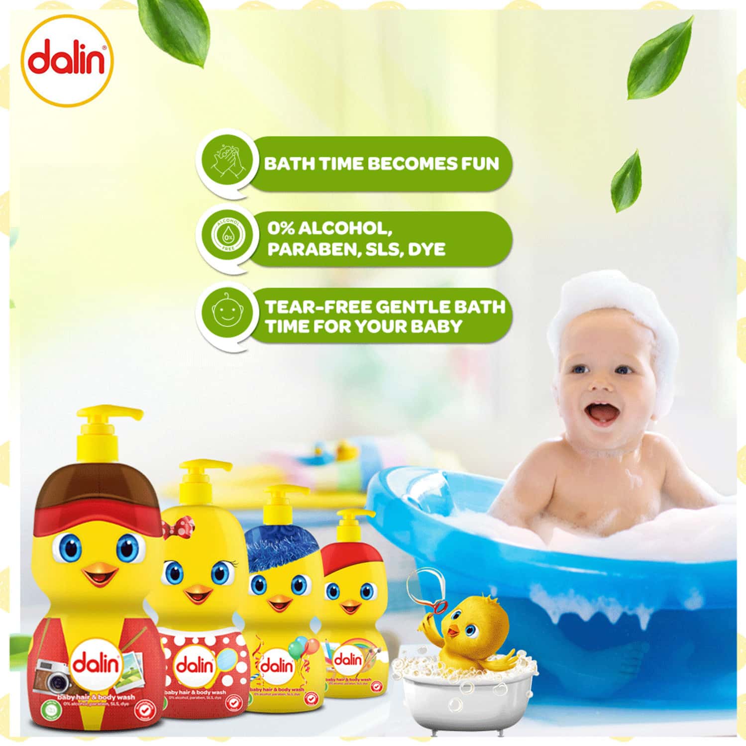Buy DALIN HAIR & BODY WASH 100 ML Online & Get Upto 60% OFF at PharmEasy