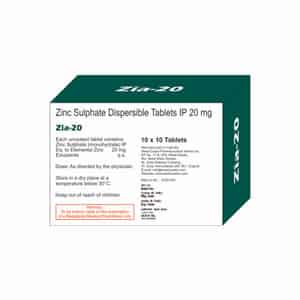 Buy ZIA 20MG - 100 TABLETS Online & Get Upto 60% OFF at PharmEasy