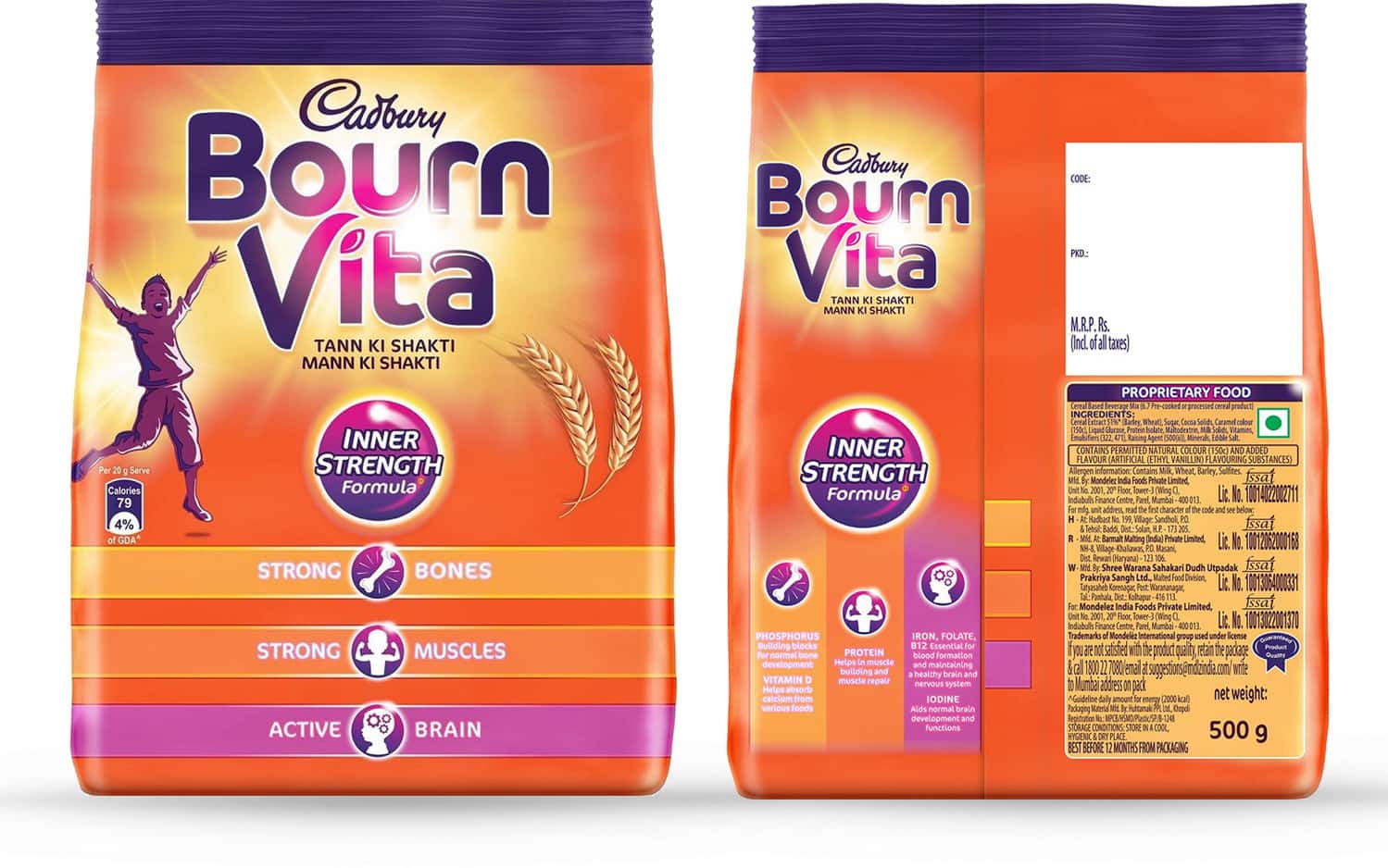 Buy CADBURY BOURNVITA NUTRITION DRINK REFILL OF 500 G Online & Get Upto ...