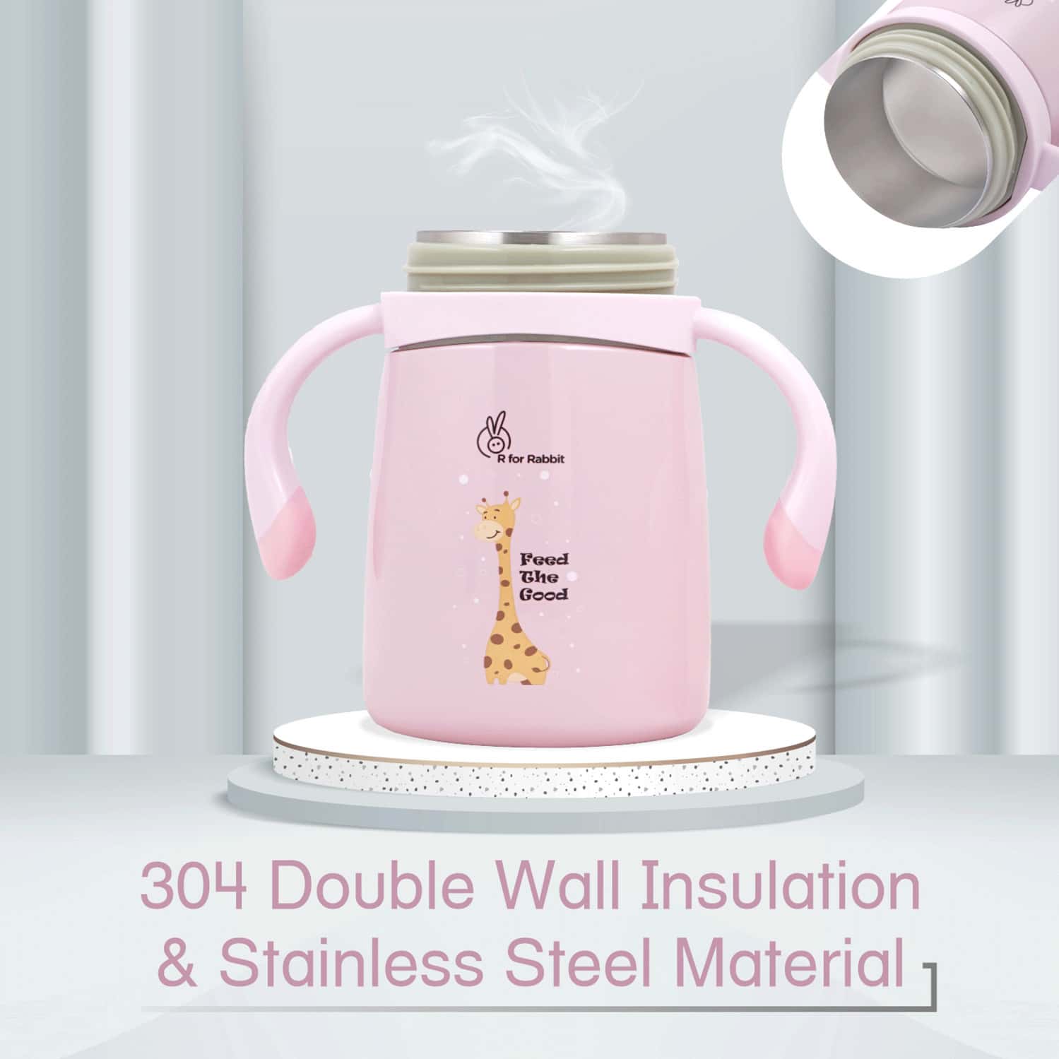 Buy R FOR RABBIT STEEBO GIFFY SPOUT CUP 300ML GREEN Online & Get Upto ...