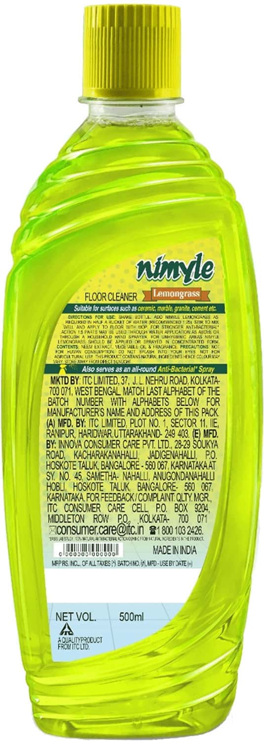 Buy NIMYLE LEMONGRASS FLOOR CLEANER 500ML Online & Get Upto 60% OFF at ...