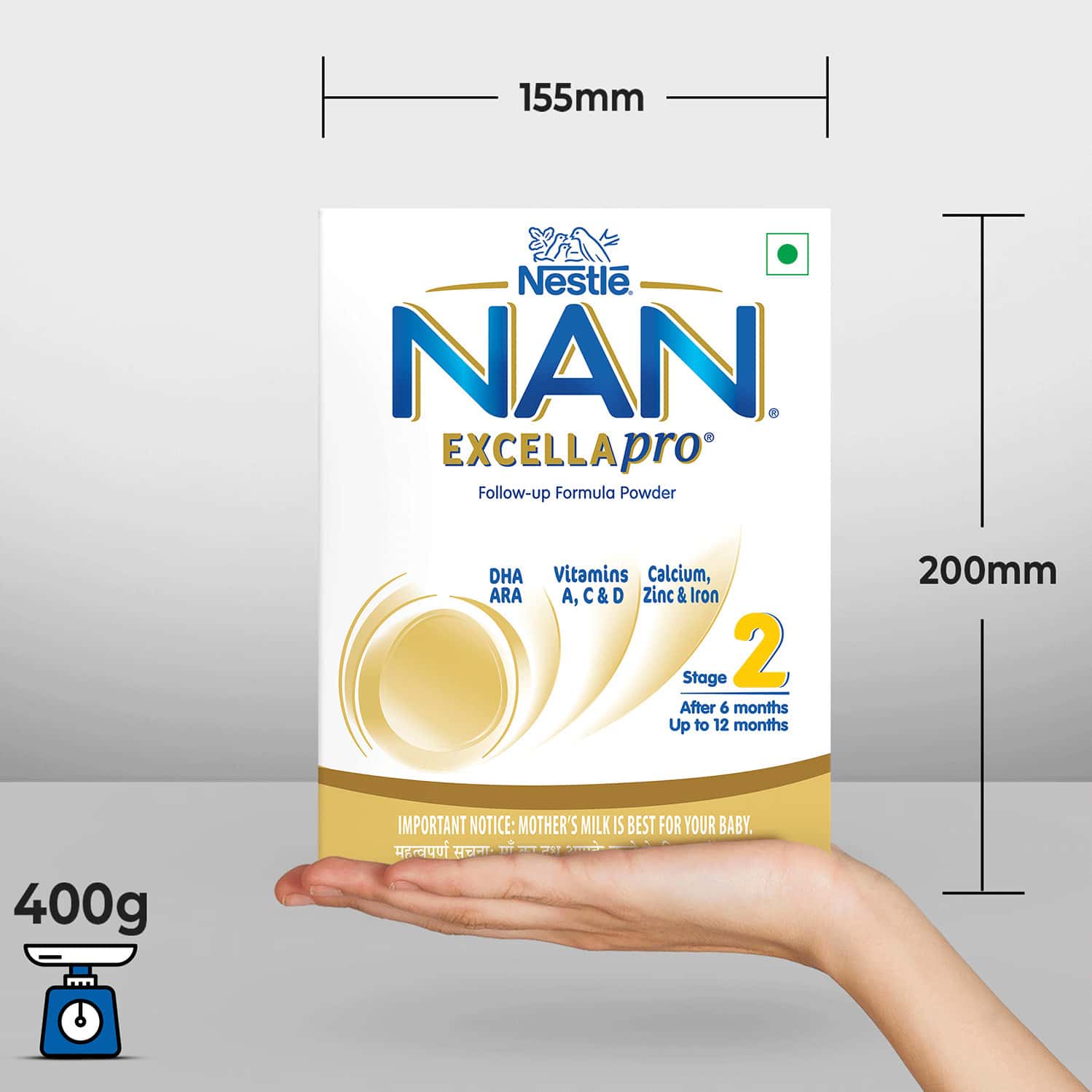 Buy NESTLE NAN EXCELLAPRO STAGE 2 POWDER FOLLOW UP FORMULA (AFTER 6 ...