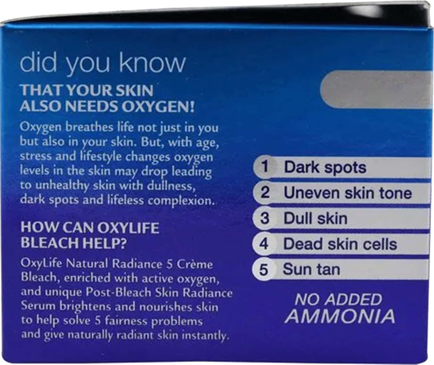 Buy OXYLIFE NATURAL RADIANCE 5 CREAM BLEACH WITH POST BLEACH SKIN ...