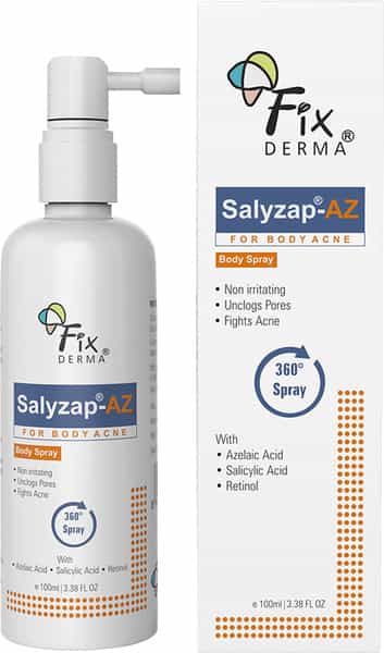 Buy FIXDERMA SALYZAP AZ FOR BODY ACNE SPRAY 100ML Online & Get Upto 60% ...