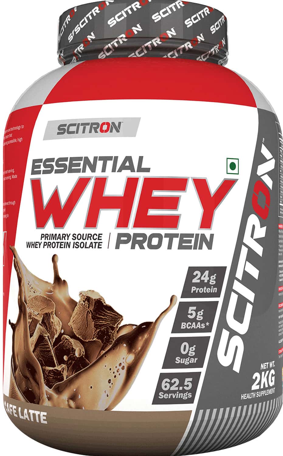 Buy SCITRON ESSENTIAL WHEY PROTEIN ISOLATE|24G PROTEIN, 5G BCAAS ...