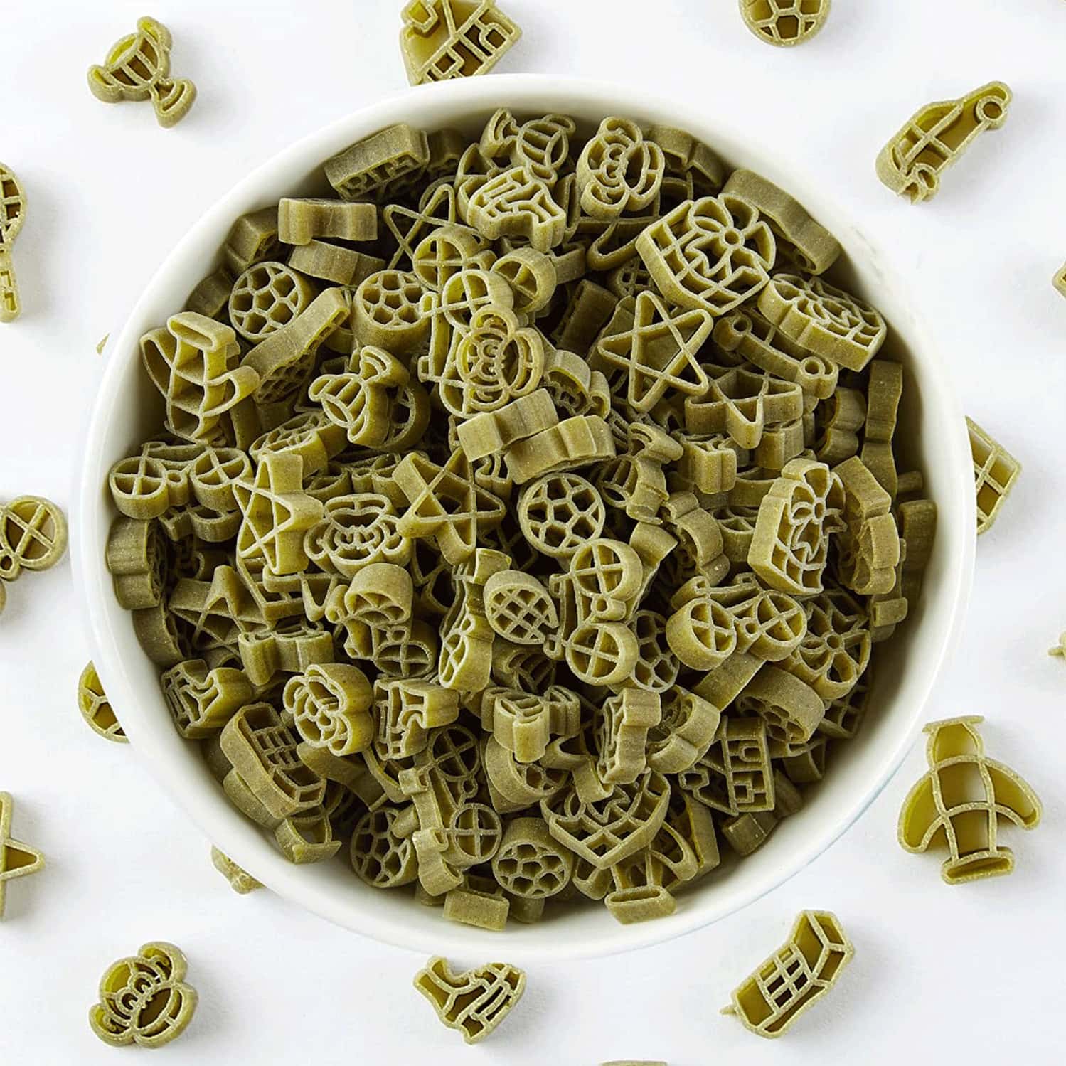Buy LONG & SHORT VEGGIE- KIDS PASTA - FUN SHAPES - SPINACH PASTA - PACK ...