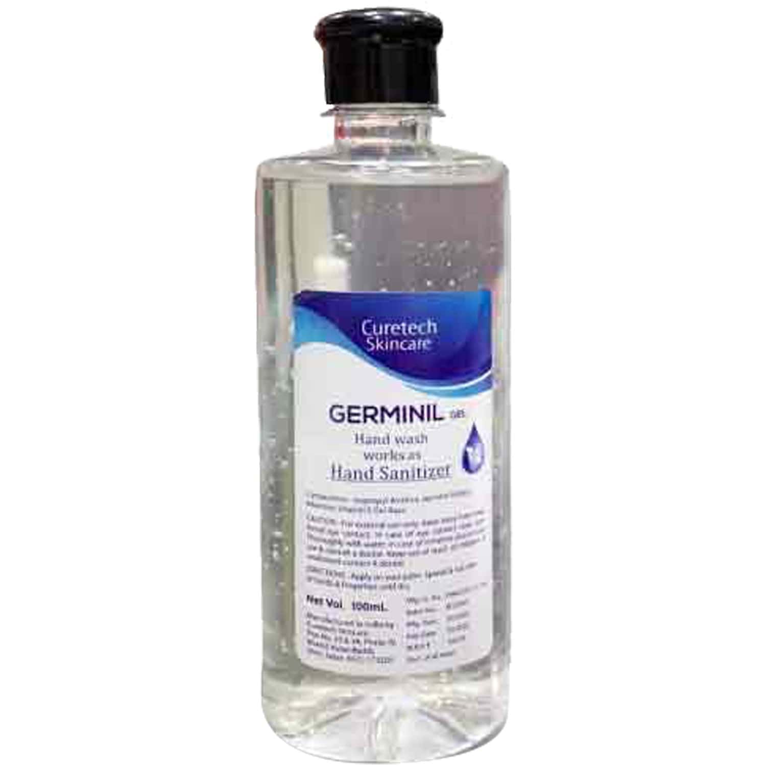Buy Curetech Skincare Germinil Gel Hand Sanitizer 100 Ml Online & Get ...