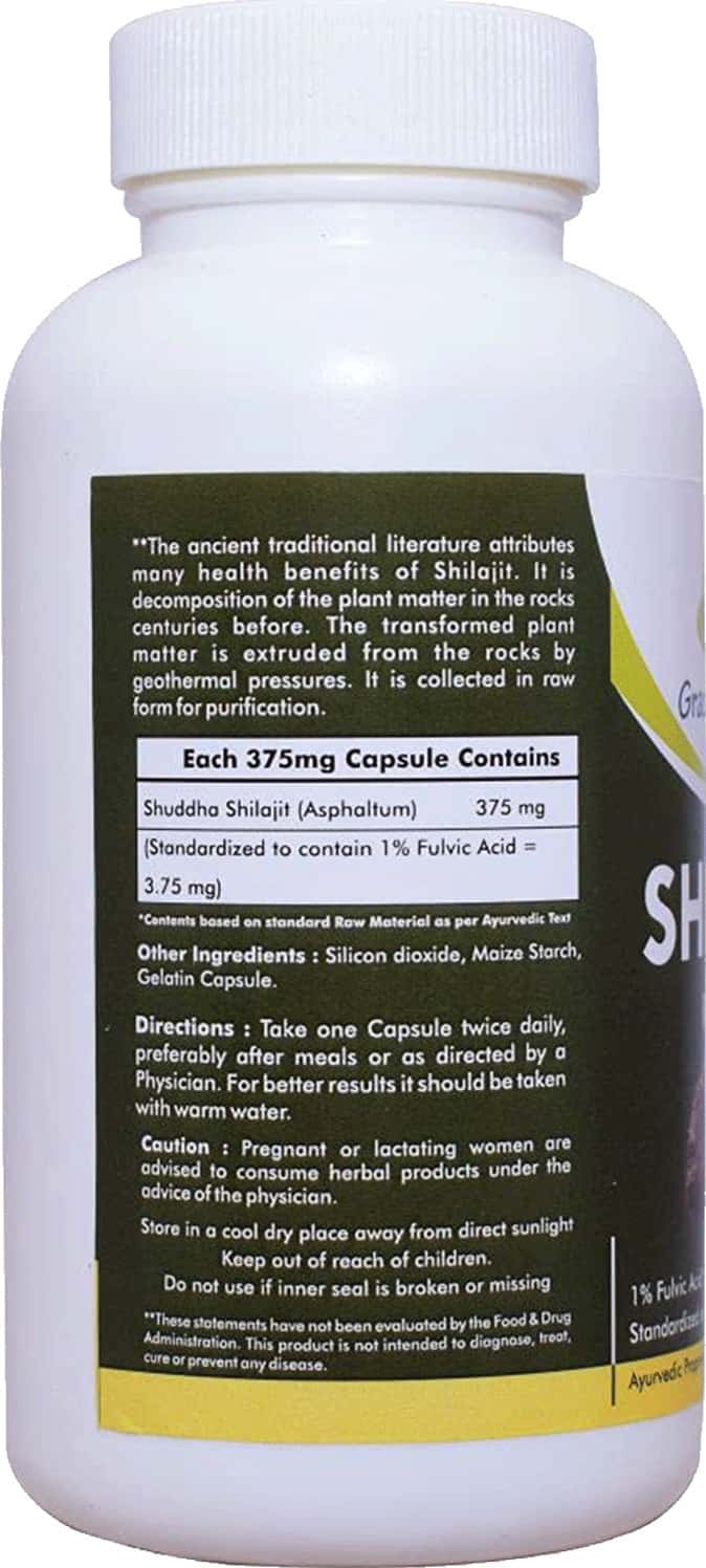 Buy GRAZING MEADOWS SHILAJIT CAPSULE 120 CAPSULES (PACK OF 4) Online ...