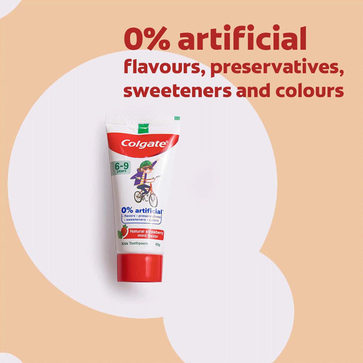 Buy COLGATE TOOTHPASTE FOR KIDS (6-9 YEARS) NATURAL STRAWBERRY MINT ...