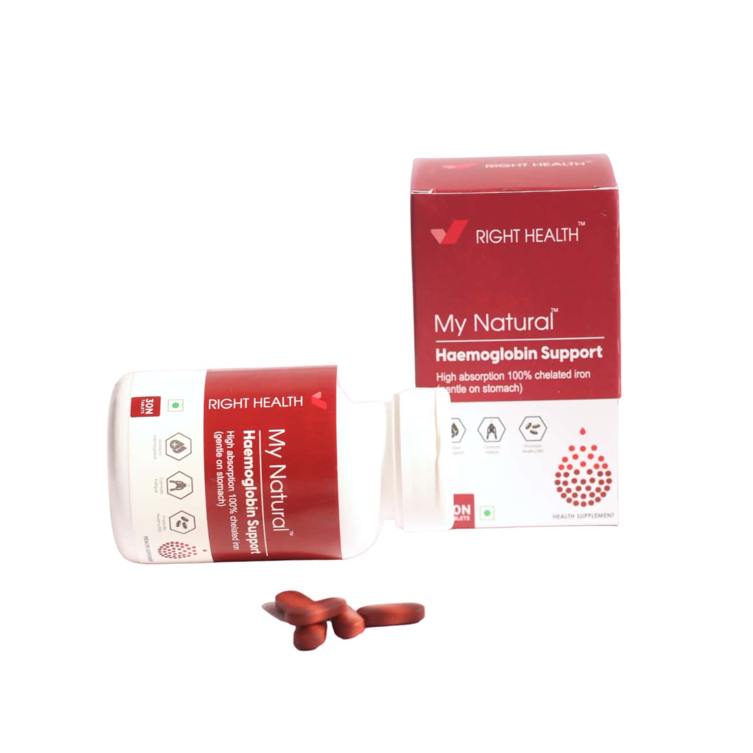 Buy MY NATURAL HAEMOGLOBIN SUPPORT |RIGHT HEALTH| PLANT-BASED IRON ...