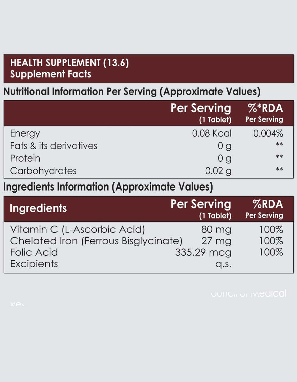 Buy MY NATURAL HEMOGLOBIN SUPPORT (30 TABLETS) Online & Get Upto 60% ...